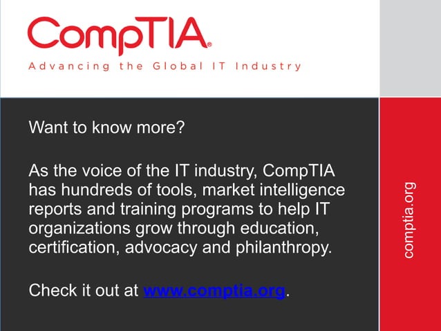 Brazilian IT Market & CompTIA | PPT