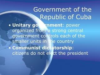 Brazil Mexico Cuba Governments | PPT | Civic affairs | Politics