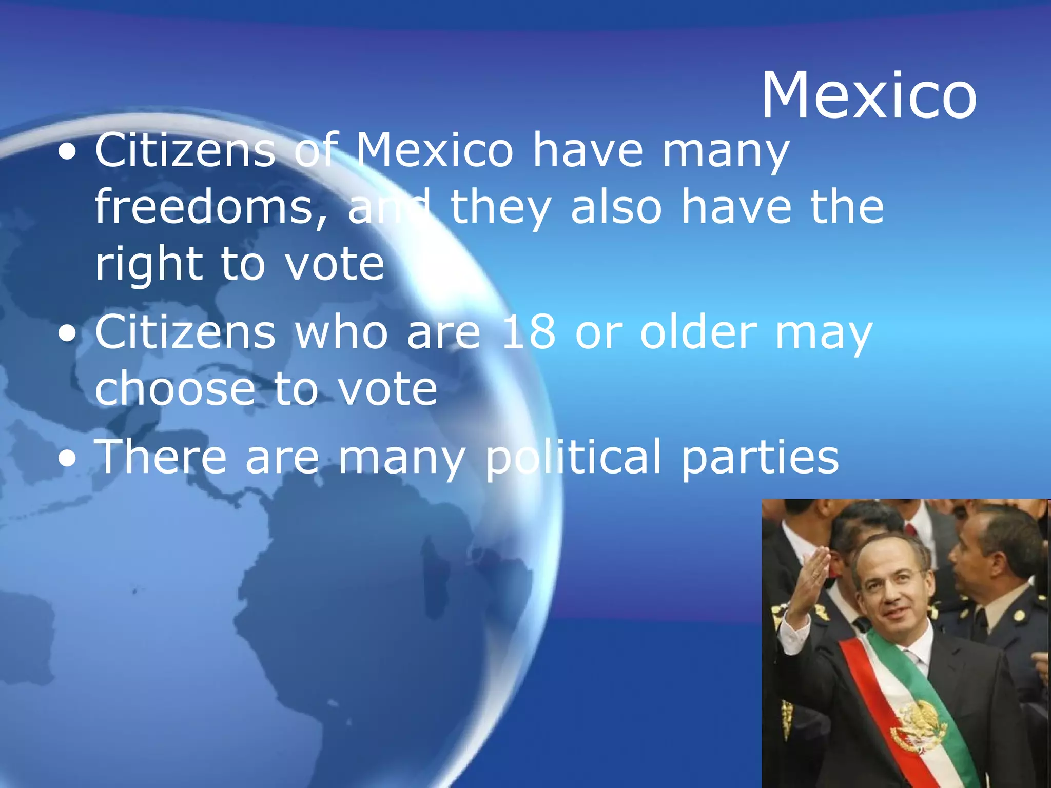 Brazil mexicocubagovernments | PPT | Elections | Politics
