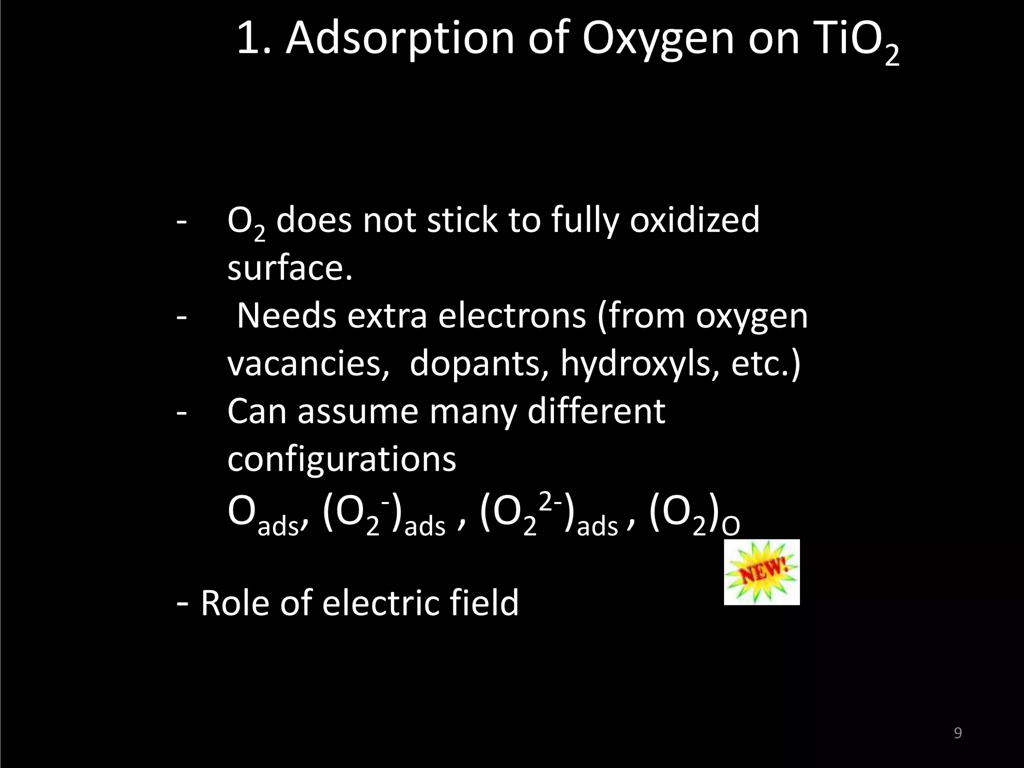 Surfaces of Metal Oxides. | PPTX