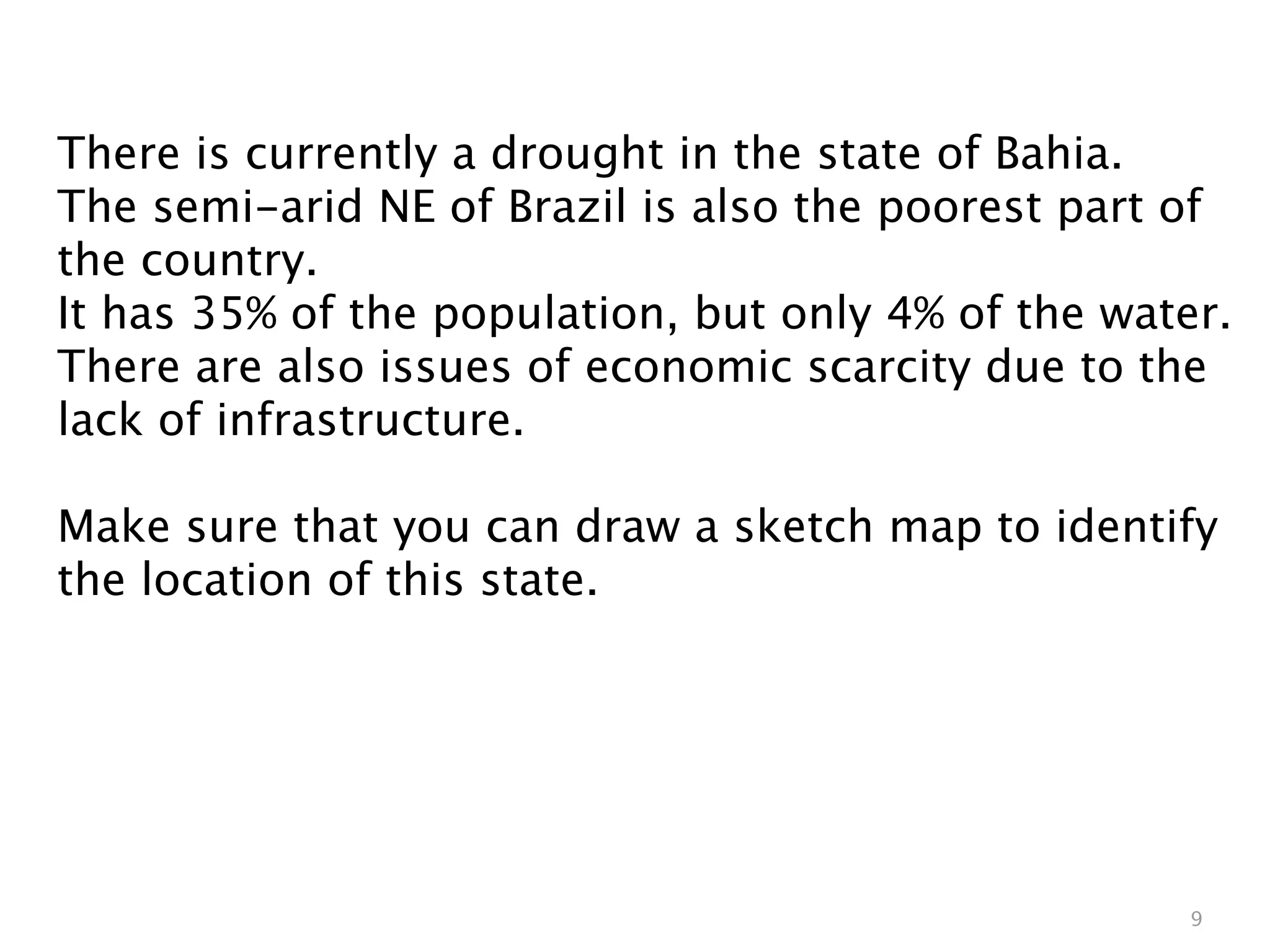 Brazil Water Scarcity | KEY