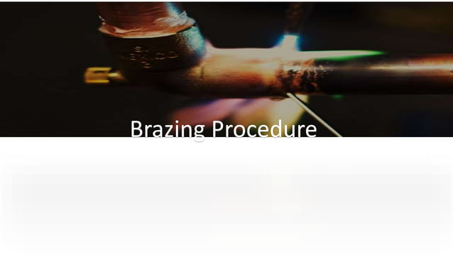 Brazing and morphology of brazed joint | PPTX