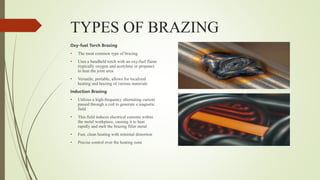 BRAZING, an introduction to brazing and how its done | PPTX