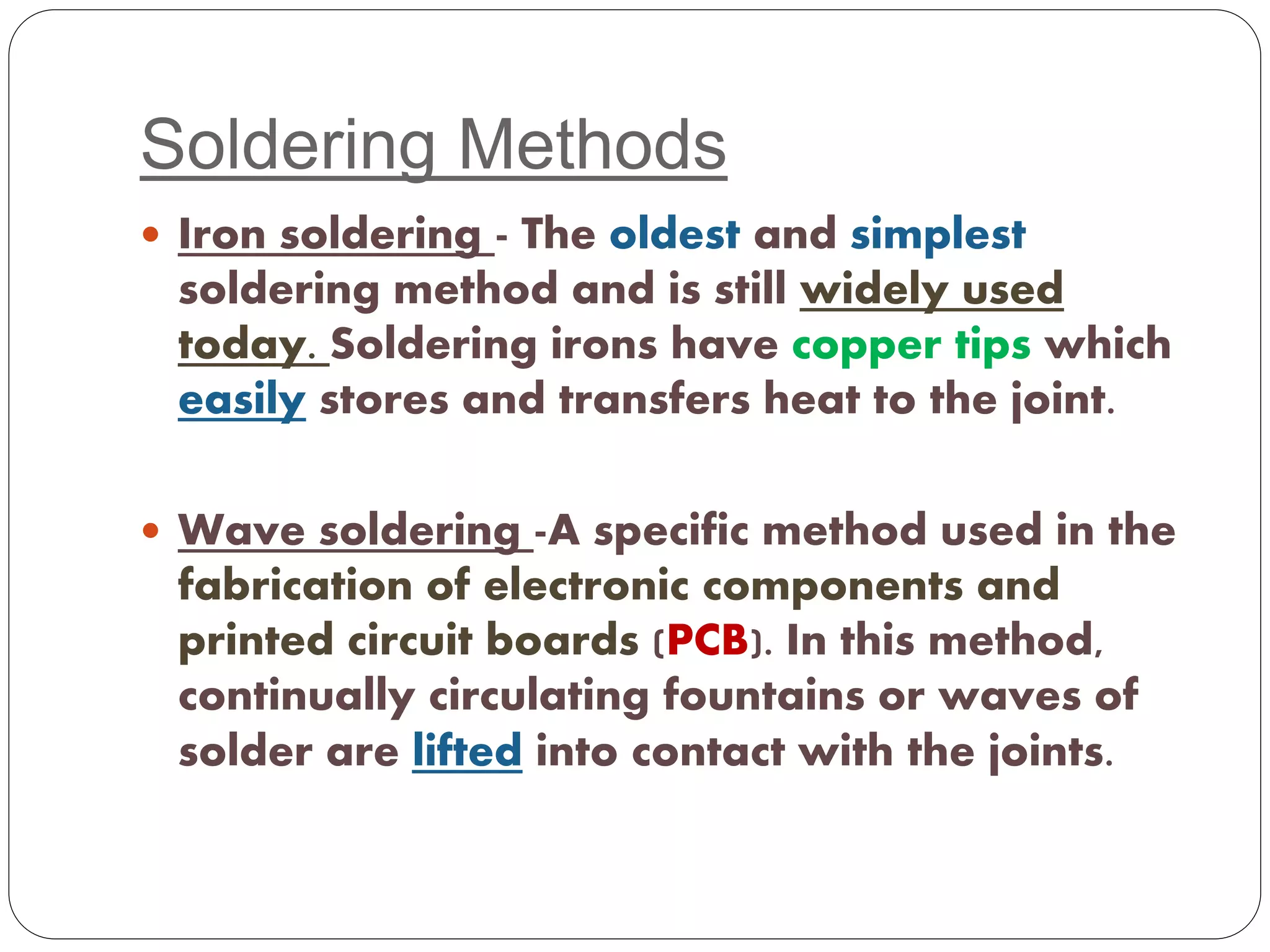 Brazing and soldering | PPTX