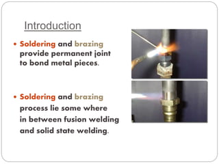 Brazing and soldering | PPTX