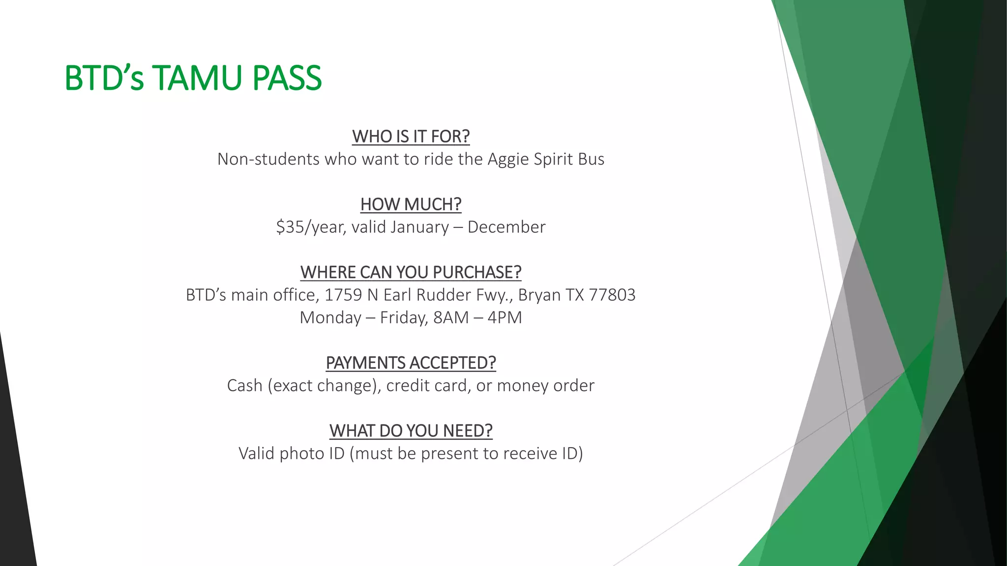Brazos Transit District | PPT