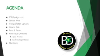 Brazos Transit District | PPTX