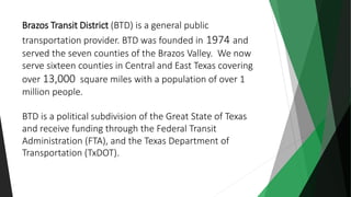 Brazos Transit District | PPTX