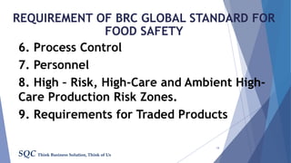 Introduction to BRC Global Standard for Food Safety Awareness.pptx