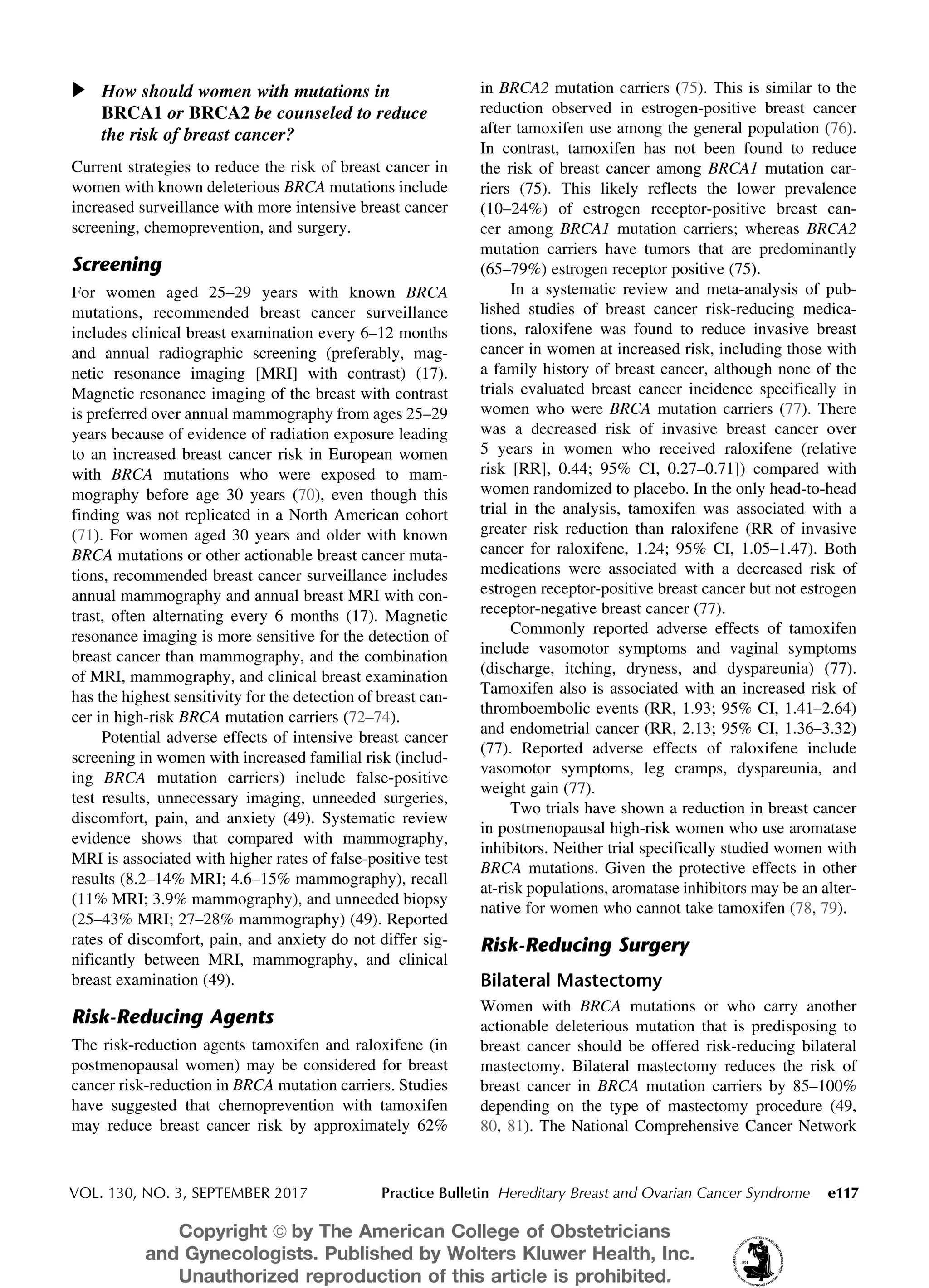 Brca acog 2017 | PDF