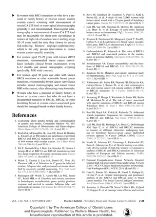 Brca acog 2017 | PDF