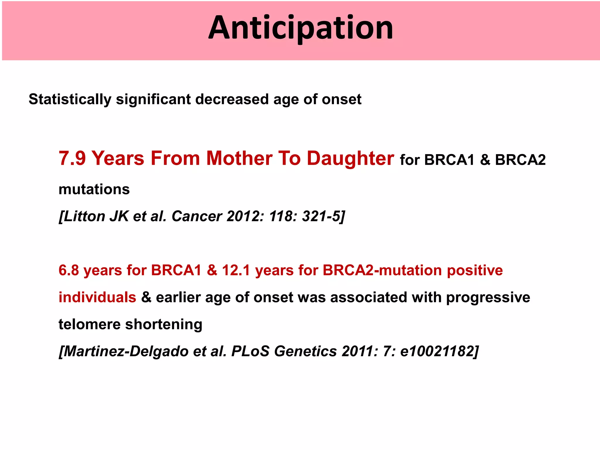 BRCA – Importance in Hereditary Breast & Ovarian Cancer | PPTX