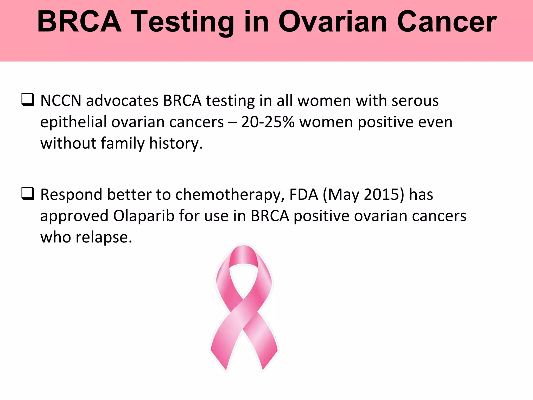 BRCA – Importance in Hereditary Breast & Ovarian Cancer | PPTX