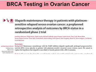 BRCA – Importance in Hereditary Breast & Ovarian Cancer | PPTX