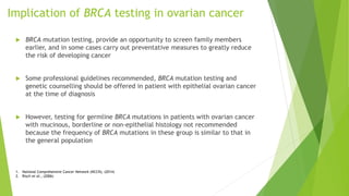 BRCA mutation in ovarian cancer.pptx