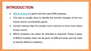 Brca testing | PDF