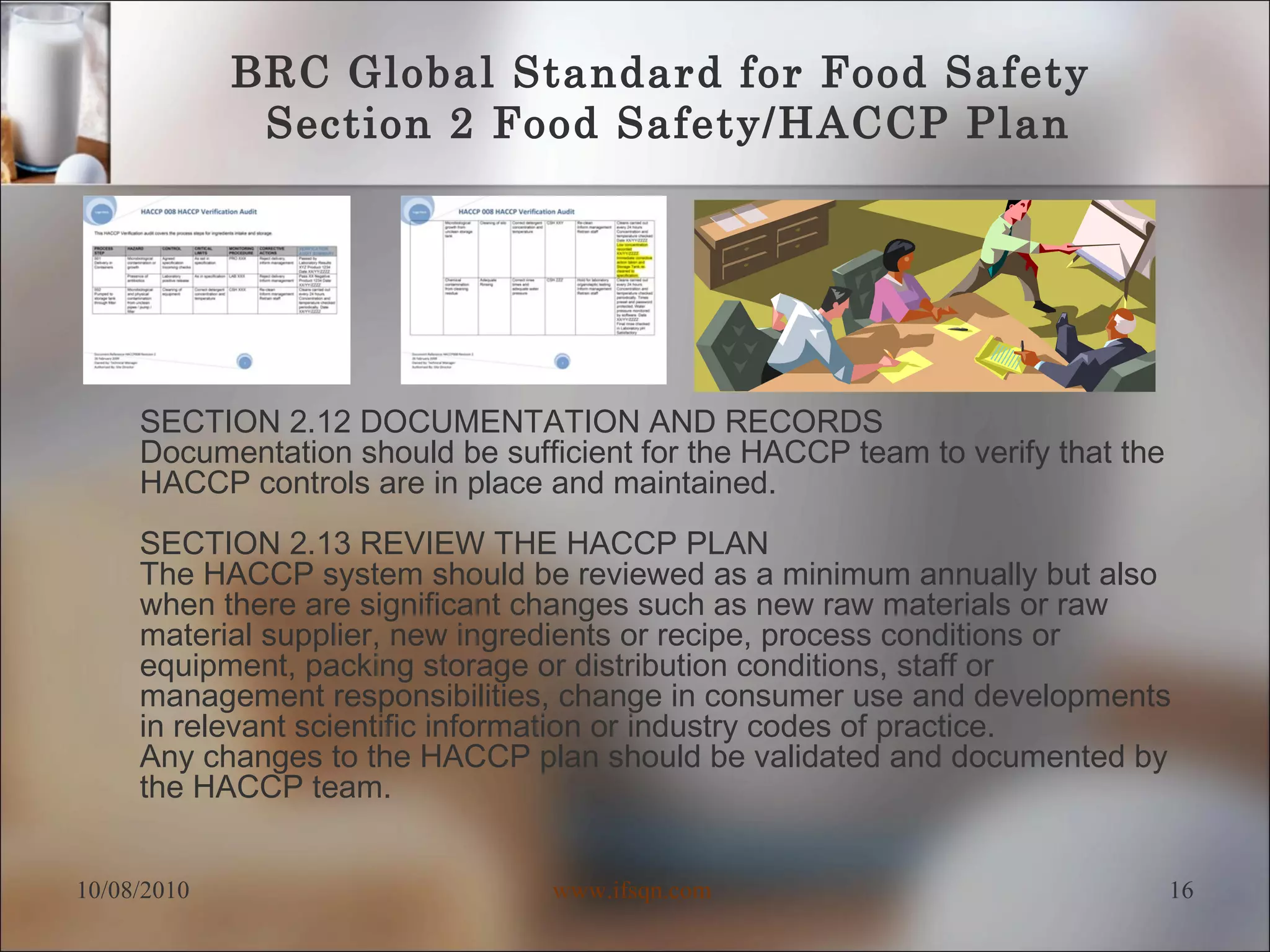 BRC global standard for food safety short training guide | PPT