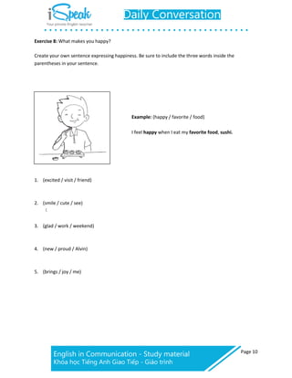 Chapter 10 unit 1. i'm glad... | PDF