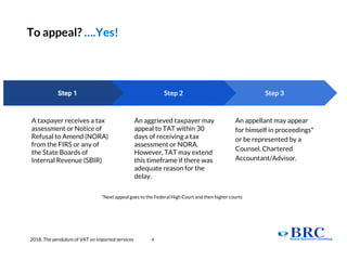 Pendulum of VAT on imported services - Nigeria | PPT