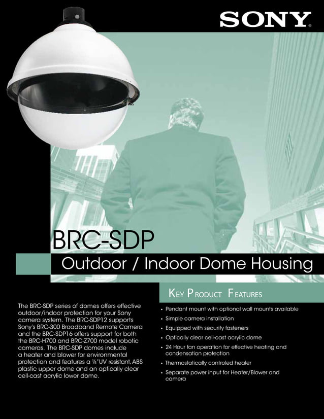 BRC-SDP Series Brochure | PDF | Cameras and Camcorders | Consumer ...