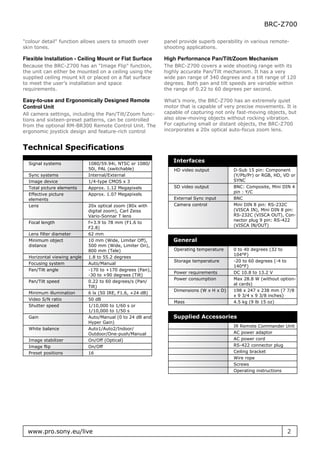 Sony BRC-Z700 | PDF