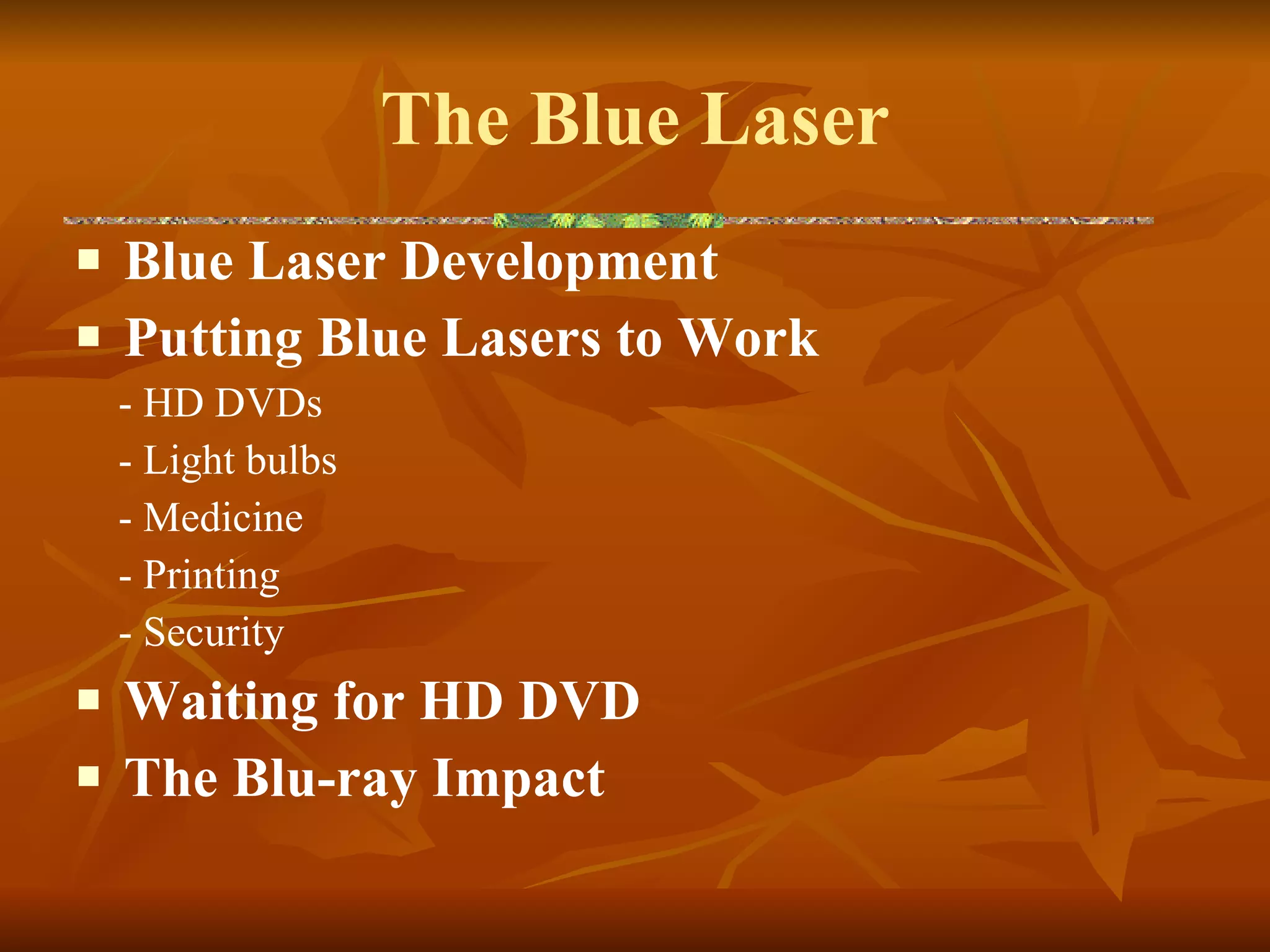 Blue Ray Disc | PPT