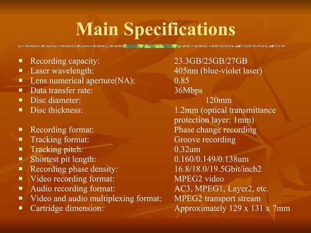 Blue Ray Disc | PPT