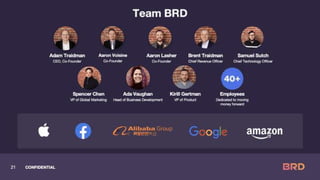 Brd Pitch Deck | PPT
