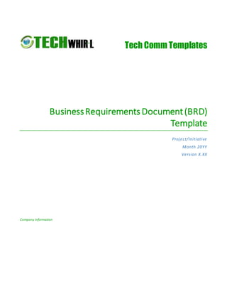 Brd template | DOCX