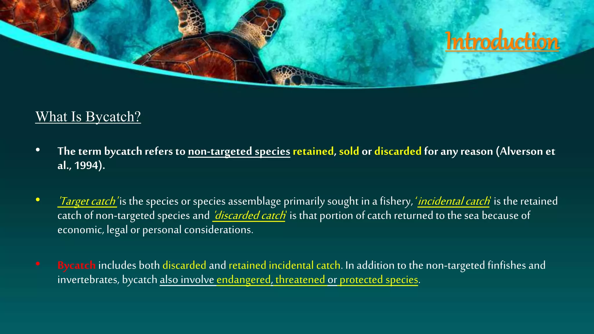 Fish Bycatch Reduction Devices | PPTX