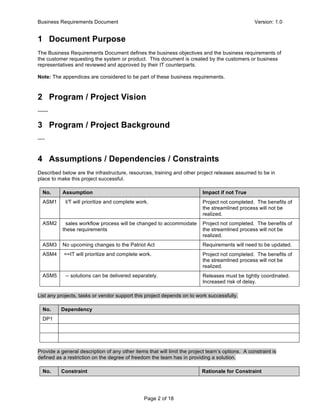 BRD Detail | PDF