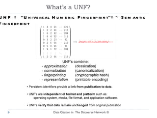Data Citation in The Dataverse Network | PPT