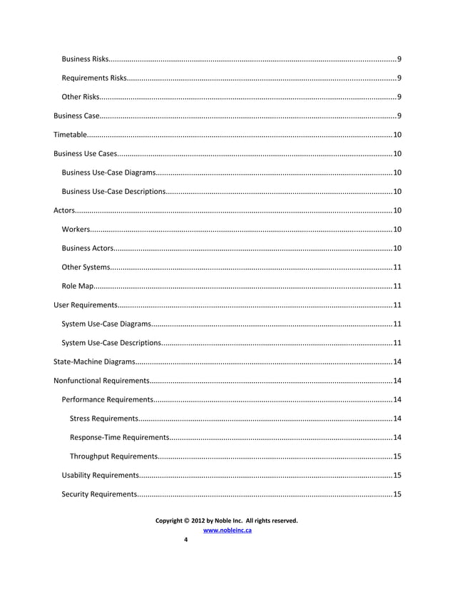 Brd template uml | PDF