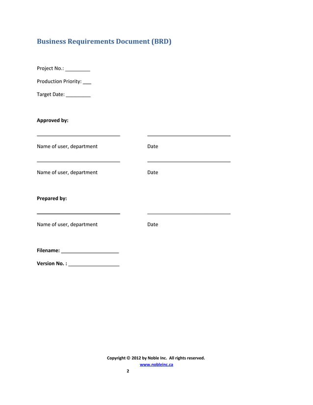 Brd template | PDF