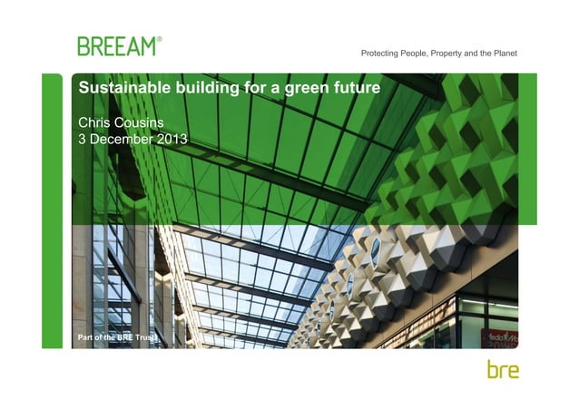 Blake Lapthorn green breakfast with BRE global | PPT