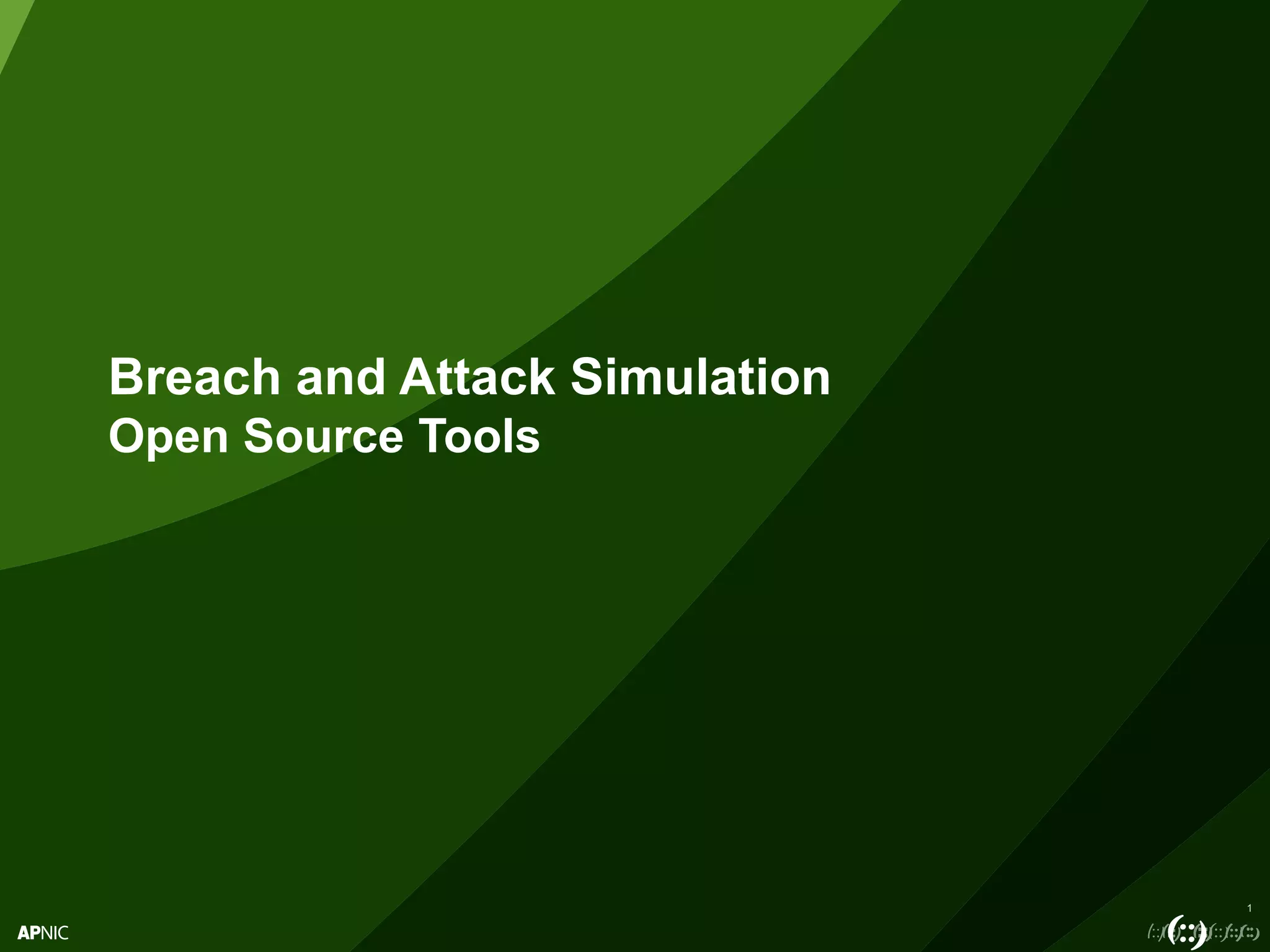 Breach and attack simulation tools | PDF