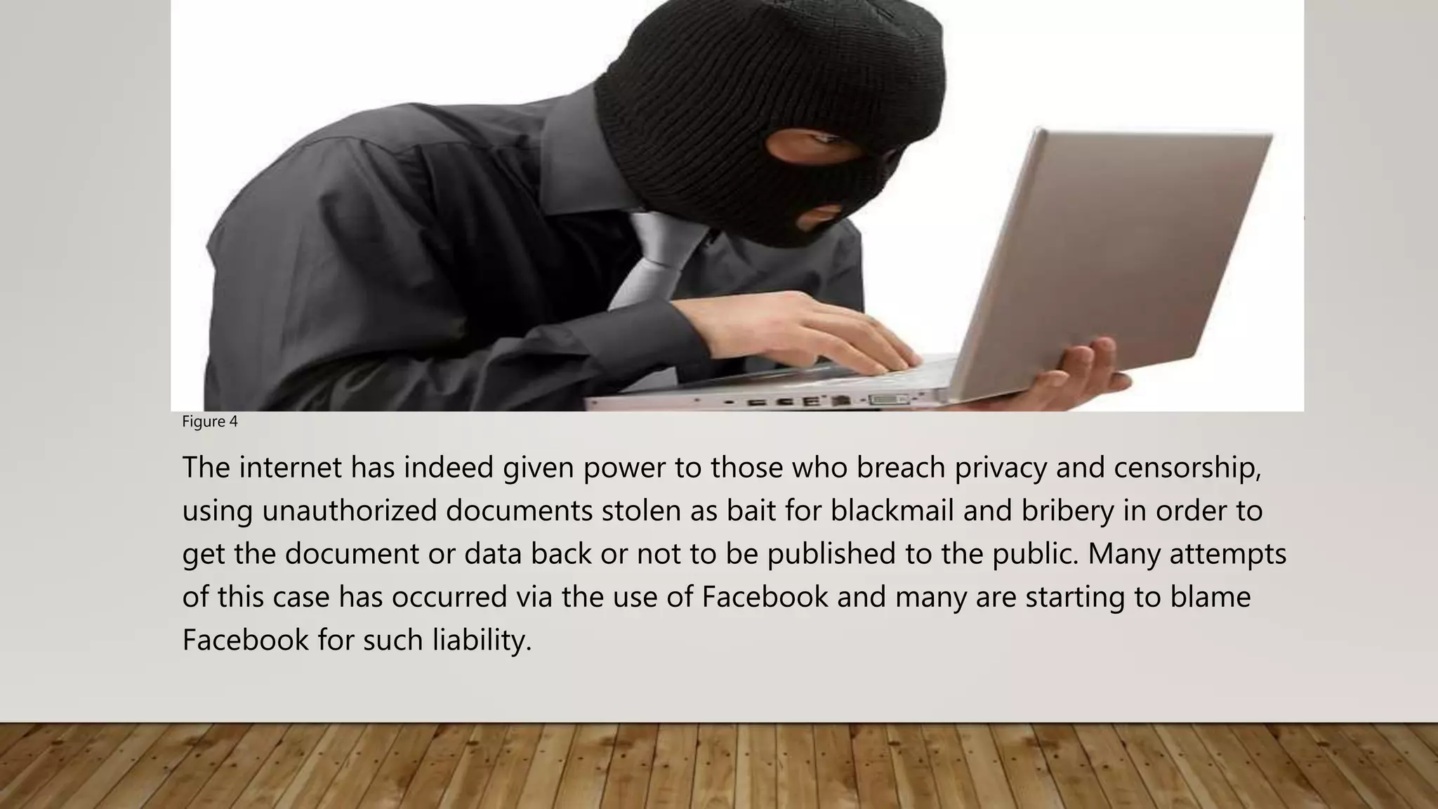 Breaching privacy, censorship and copyright | PPT