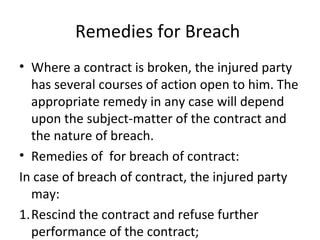 Breach of contract | PPT