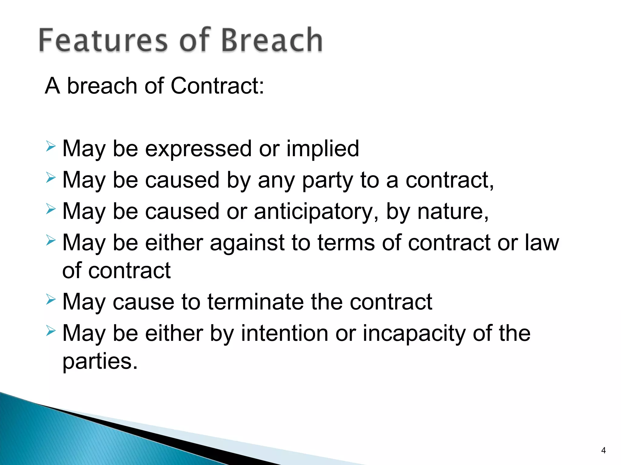 Breach of contract | PPT