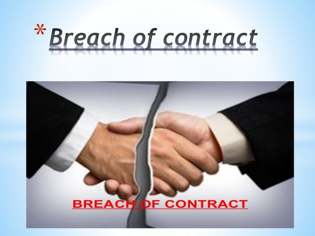 Breach of contract | PPT
