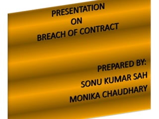 BreAcH of ConTracT | PPTX