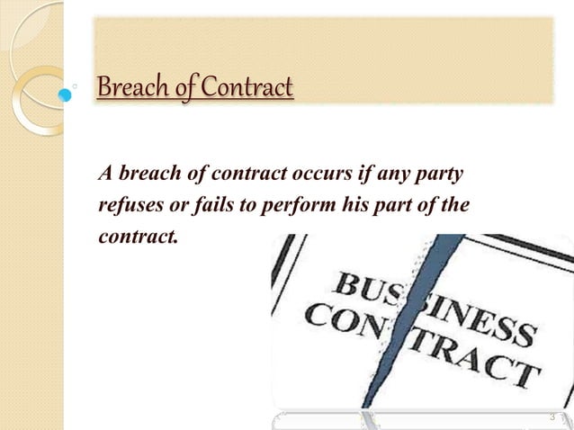 Breach of contract | PPT