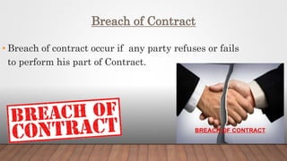 BREACH OF CONTRACT.pptx | Legal Services Industry | Industries