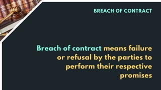 Breach of contract | PPT