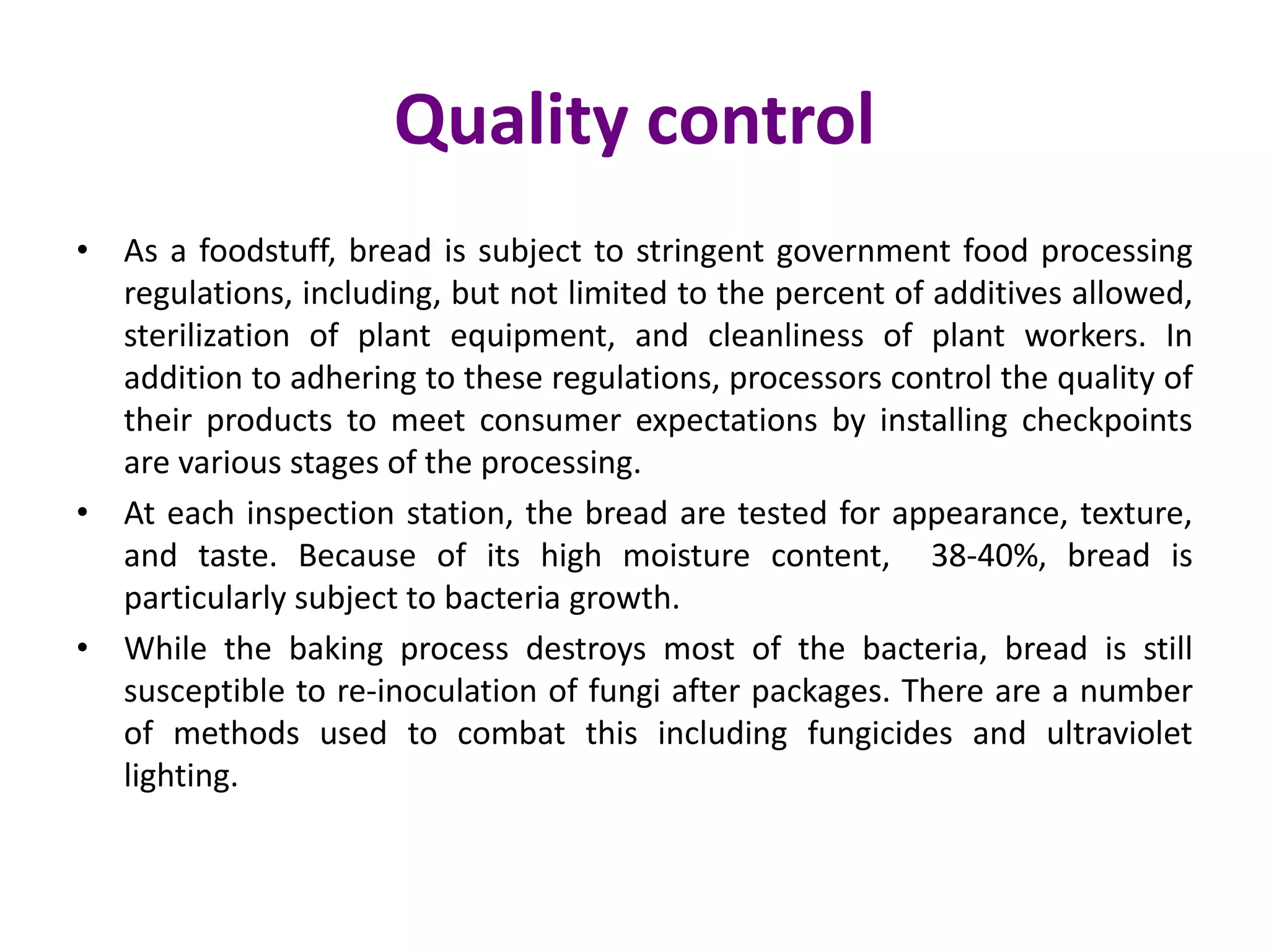 Bread Processing | PPTX