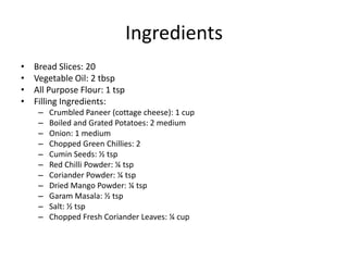 Bread logs-recipe | PPT