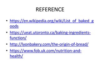 Bread and baked products | PDF