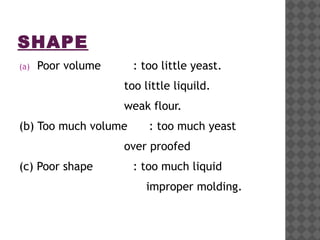 Bread and common problem | PPT