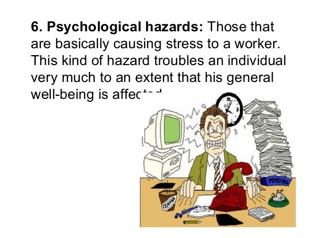 Psychological Hazards Examples