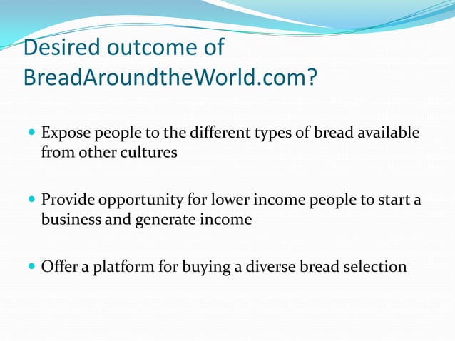 Bread aroundtheworld | PPTX